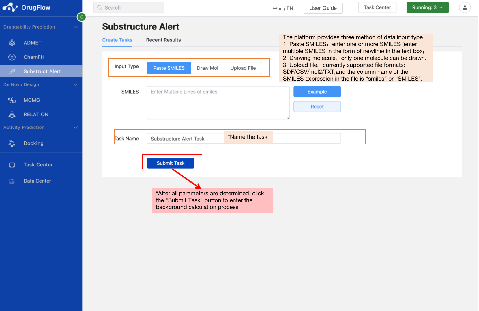 Structure Alert | DrugFlow Docs