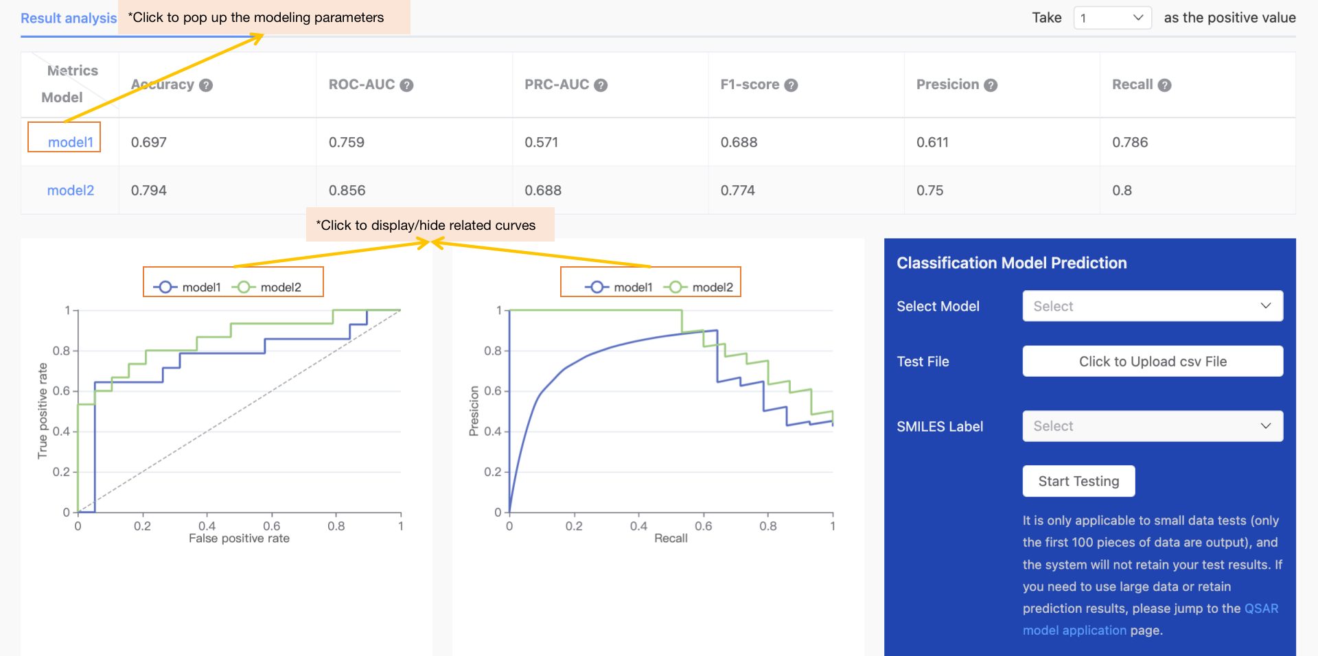 QSAR Construction and Application | DrugFlow Docs
